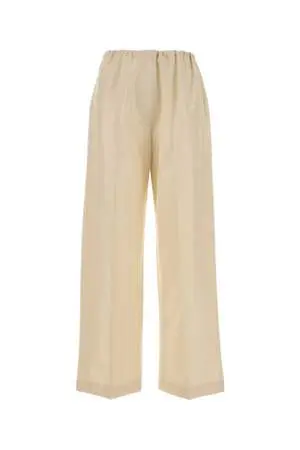 THE ROW Silk Beta Pant - Yellow