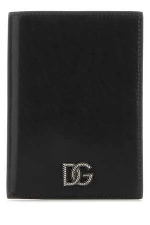 Dolce & Gabbana 9.5 Cm X 13.5 Cm Leather Passport Holder - Black