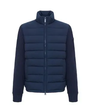 COLMAR Hybrid Puffer Jacket With Knit Sleeves