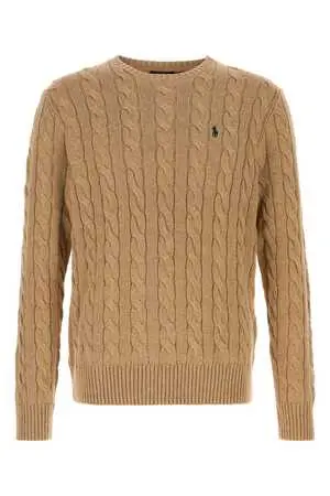 Polo Ralph Lauren Polo Ralph Lauren Cotton Knit Sweater Camel