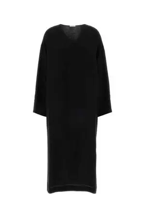 THE ROW Heloise Crepe Dress - Black