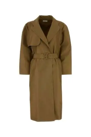 THE ROW The Row Silk Trench Jacket Brown