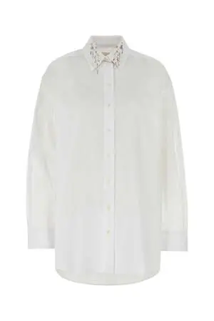 Givenchy Oversized Poplin Shirt For - White