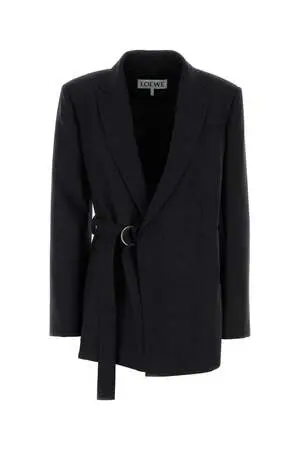 Loewe Embroidered Wool Blazer
