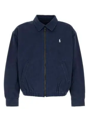 Polo Ralph Lauren Cotton Twill Zip-up Bomber Jacket - Blue