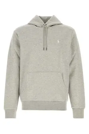 Polo Ralph Lauren Melange Cotton-blend Sweatshirt - Grey