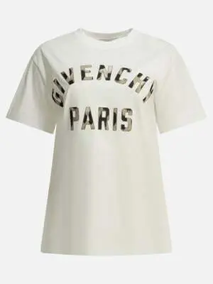 Givenchy Logo Applique Cotton T-shirt - White