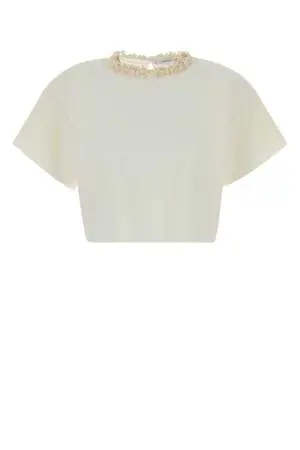 Givenchy Style Viscose-blend Top For - White