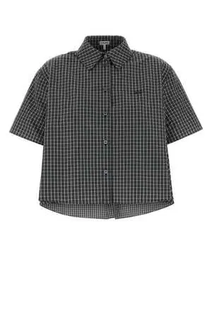 Loewe Embroidered Jacquard Shirt - Checked