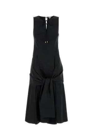 Loewe Poplin Dress - Black
