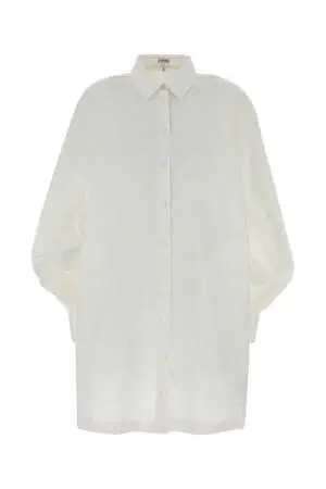 Loewe Poplin Shirt Dress - White