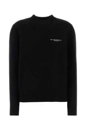 Givenchy Givenchy Mini Sweatshirt With Unique Texture Black