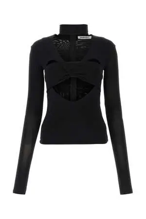 AMBUSH Stretch Viscose Cut-out Top