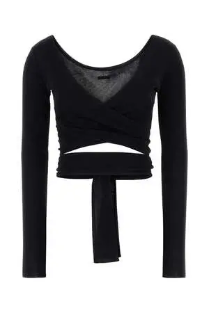 FERRAGAMO Viscose Cardigan - Black