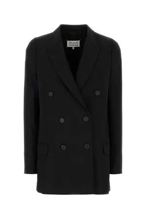 MAISON MARGIELA Double Breasted Wool Blazer