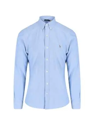 Polo Ralph Lauren Classic Fit Button-down Dress Shirt - Light Blue