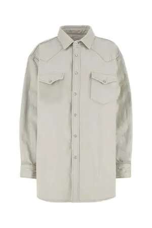 MAISON MARGIELA Oversized Denim Shirt - White