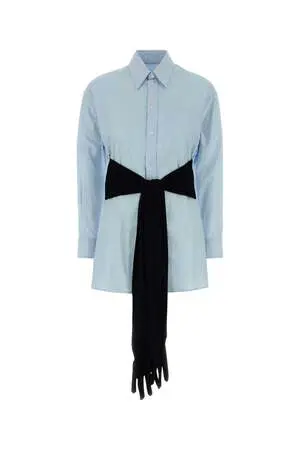 MAISON MARGIELA Poplin Shirt - Light Blue