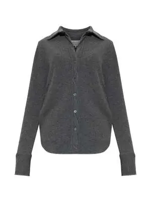 MAISON MARGIELA Wool Cardigan With Classic Collar And Button Closure