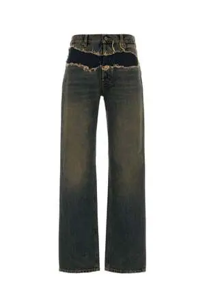 MAISON MARGIELA Light Wash Denim Jeans - Blue