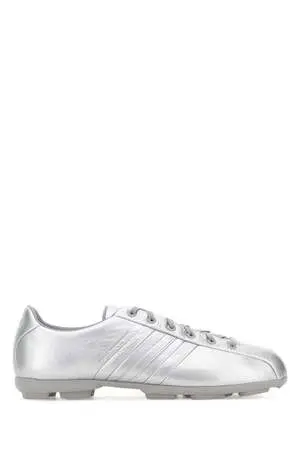 Y-3 YOHJI YAMAMOTO ADIDAS Yamamoto-inspired And-3 Field Sneaker In Leather - Silver