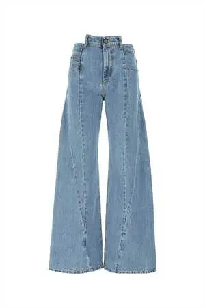 MAISON MARGIELA Inspired Light-weight Denim Jeans For - Light Blue