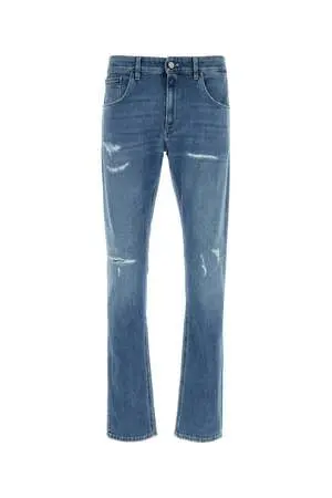 PT TORINO Stretch Denim Jazz Jeans - Blue