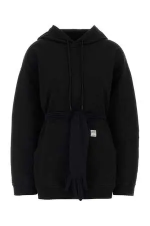 MAISON MARGIELA Cotton Drawstring Sweatshirt Dress