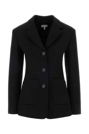 Loewe Wool Blend Blazer - Black