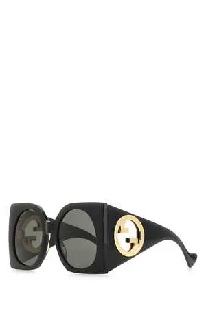 Gucci Acetate Sunglasses With Gold Tone Logo