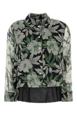 Loewe Printed Silk Shirt For - Floral