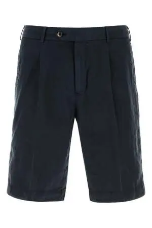 PT TORINO Lyocell Blend Bermuda Shorts - Blue