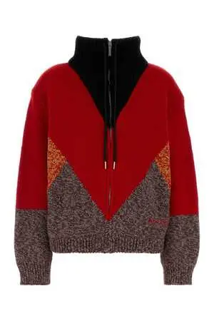 Marni Wool-blend Cardigan - Multicoloured
