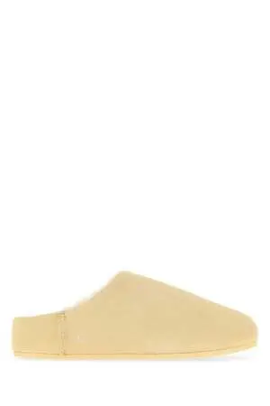 UGG Uggstyle Elea Suede Slippers With Shearling Lining - Yellow