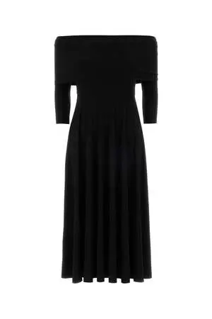 Norma Kamali Stretch Jersey Off-the-shoulder T-shirt Dress