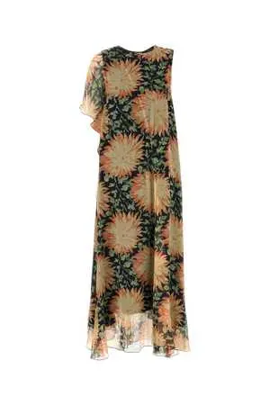 Loewe Printed Silk Maxi Dress - Floral