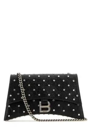 Balenciaga Crush Xs Mini Leather Shoulder Bag With Adjustable Strap