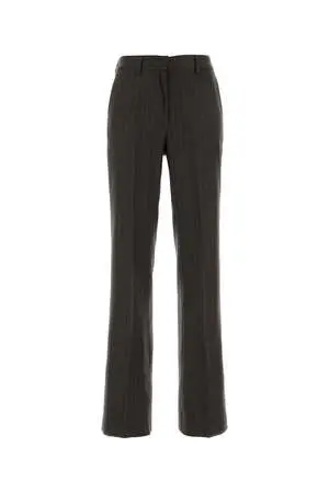 PT TORINO Jodie Wool Pant With Artisanal Embroidery