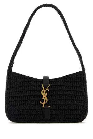 Saint Laurent Mini Raffia Le 5 À 7 Handbag