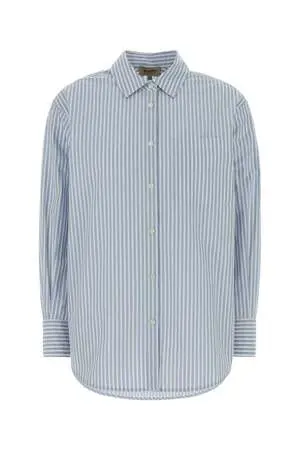 Woolrich Embroidered Poplin Shirt For - Stripped