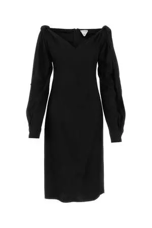 Bottega Veneta No Viscose Day Dress For - Black