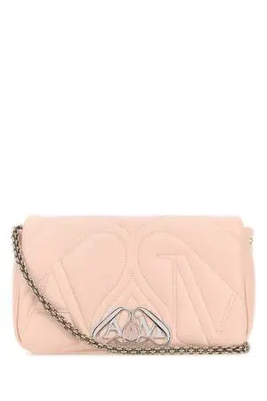 Alexander McQueen Small Seal Shoulder Handbag In Bovine Leather