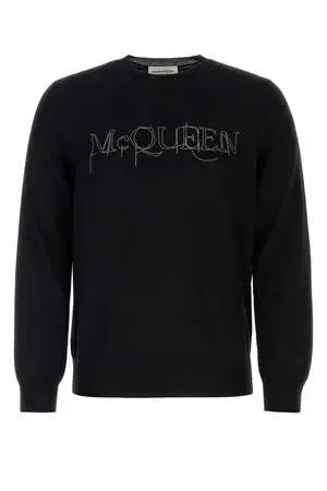 Alexander McQueen 100% Wool Sweater - Black
