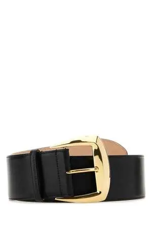ALEXANDER MCQUEEN Alexander McQueen Ovine Leather Belt With Golden Hardware
