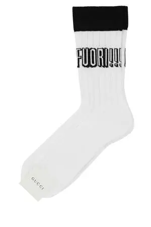 Gucci Stretch Cotton-blend Socks For