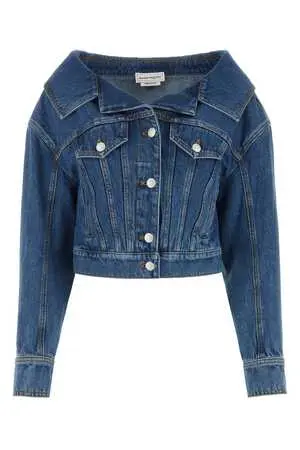 Alexander McQueen Denim Jacket - Blue