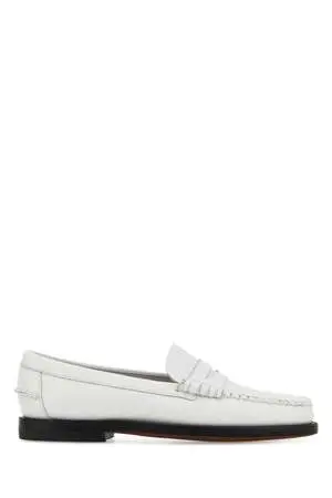 SEBAGO Classic Dan Leather Loafers For - White