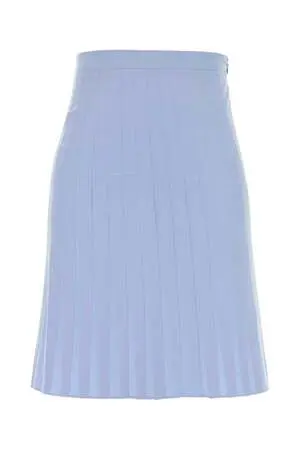MAISON MARGIELA Pleated Cotton Skirt