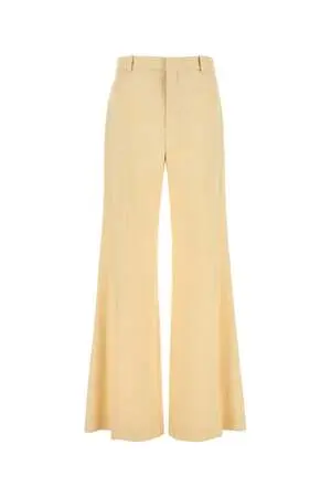Chloé Cream Wide-leg Pants