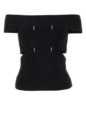 Alexander McQueen Stretch Viscose Blend Top
